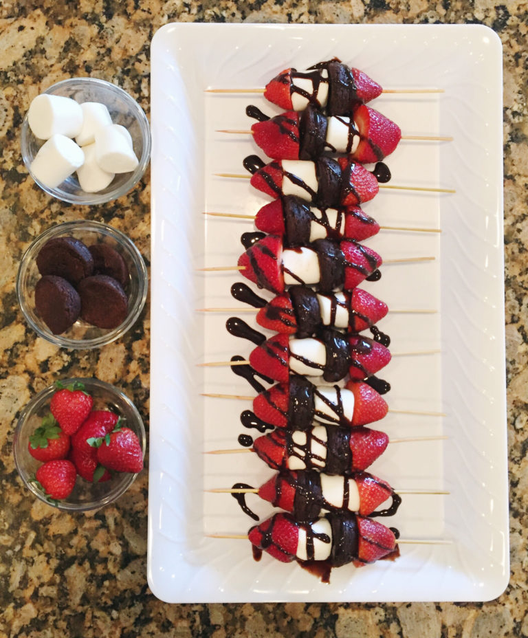 Quick and Easy Dessert Recipe: Sweet Tooth Kabob - Oh Happy Play