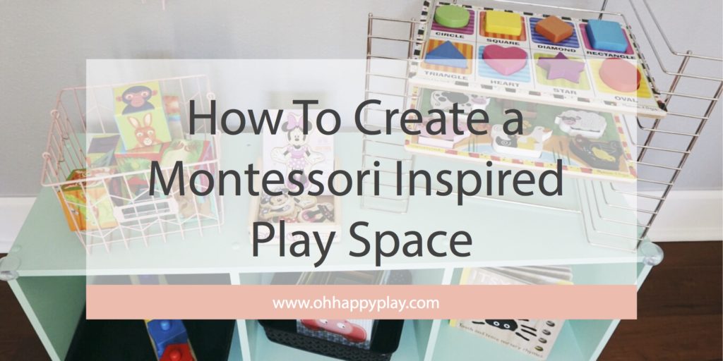 How To Create a Colorful Montessori Inspired Play Space - Oh Happy Play