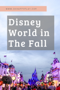 Disney World in the Fall - Best Time to Visit Disney World