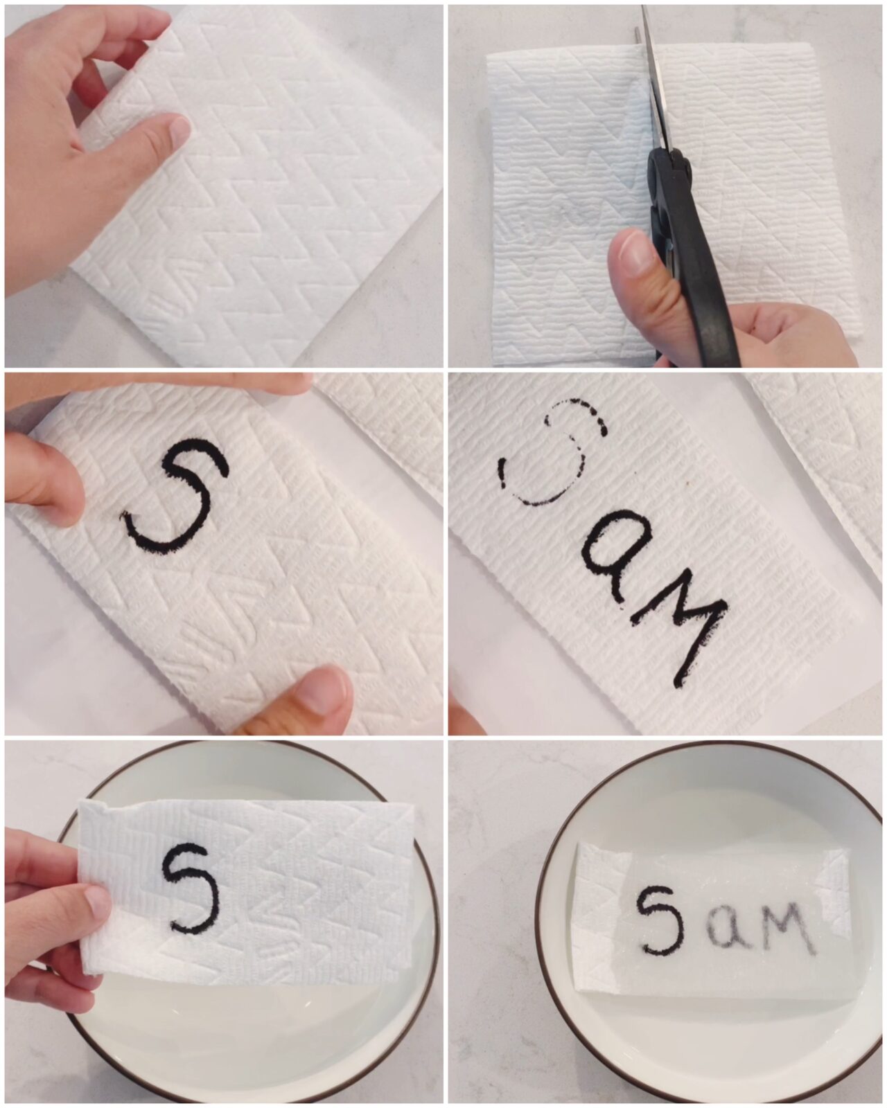 Fun Paper Towel Sight Word Activity At Home : Montessori Learning