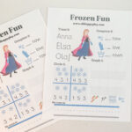 FREE Frozen Printable Worksheet - Oh Happy Play
