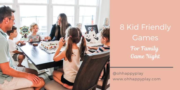 8 Kid Friendly Games For Family Game Night - Oh Happy Play