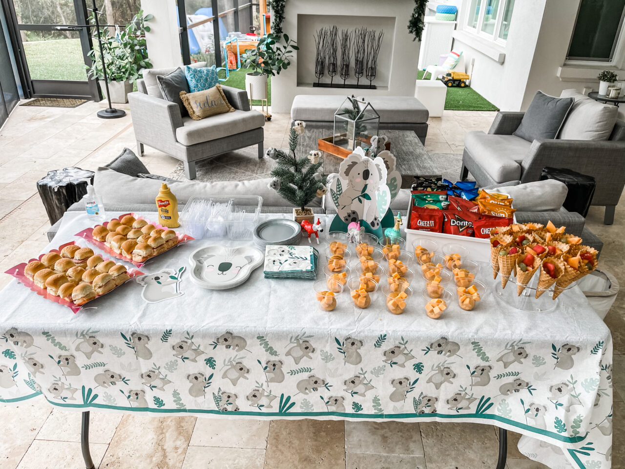 Koala Themed Birthday Party Decorations + Party Supplies