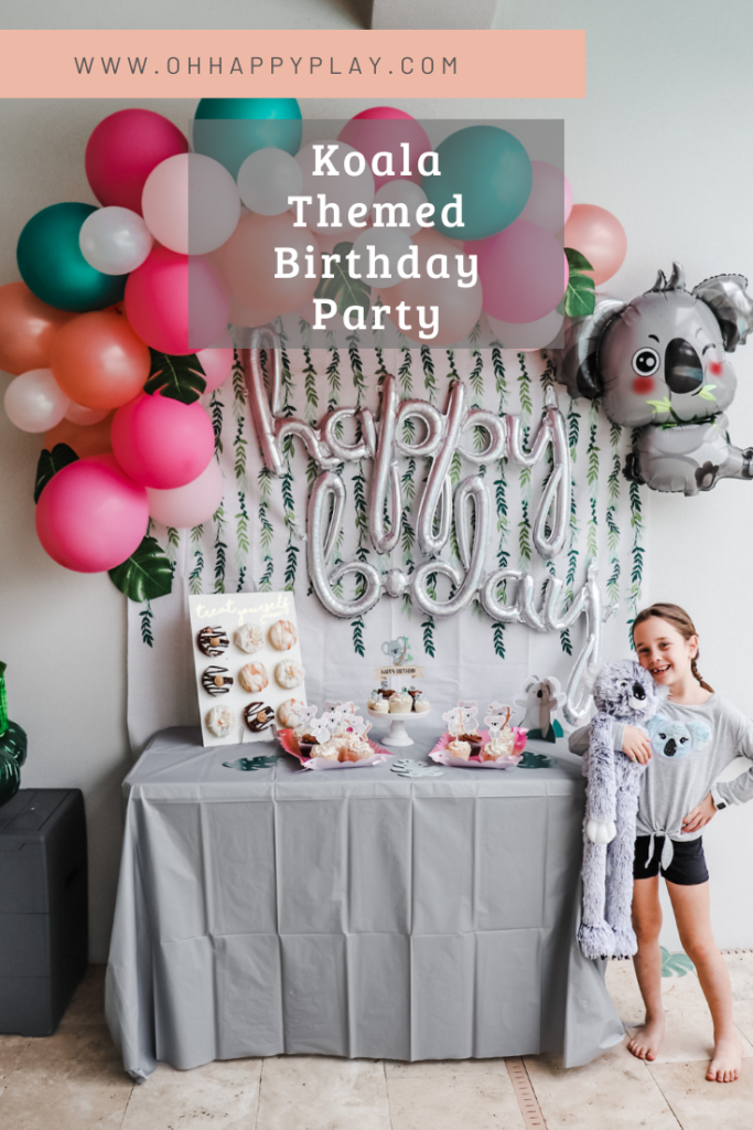 Koala Themed Birthday Party Decorations + Party Supplies