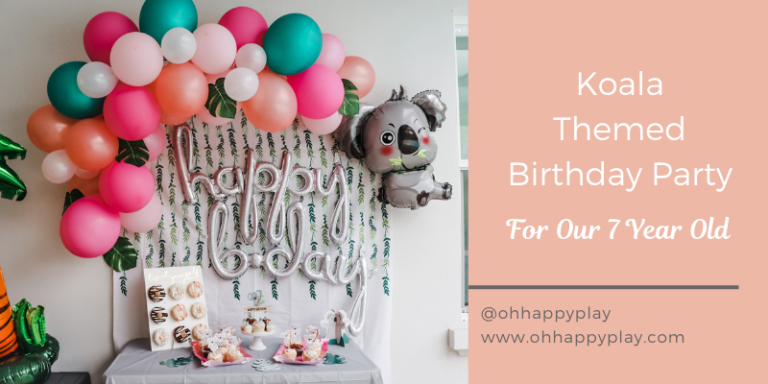 Koala Themed Birthday Party Decorations + Party Supplies