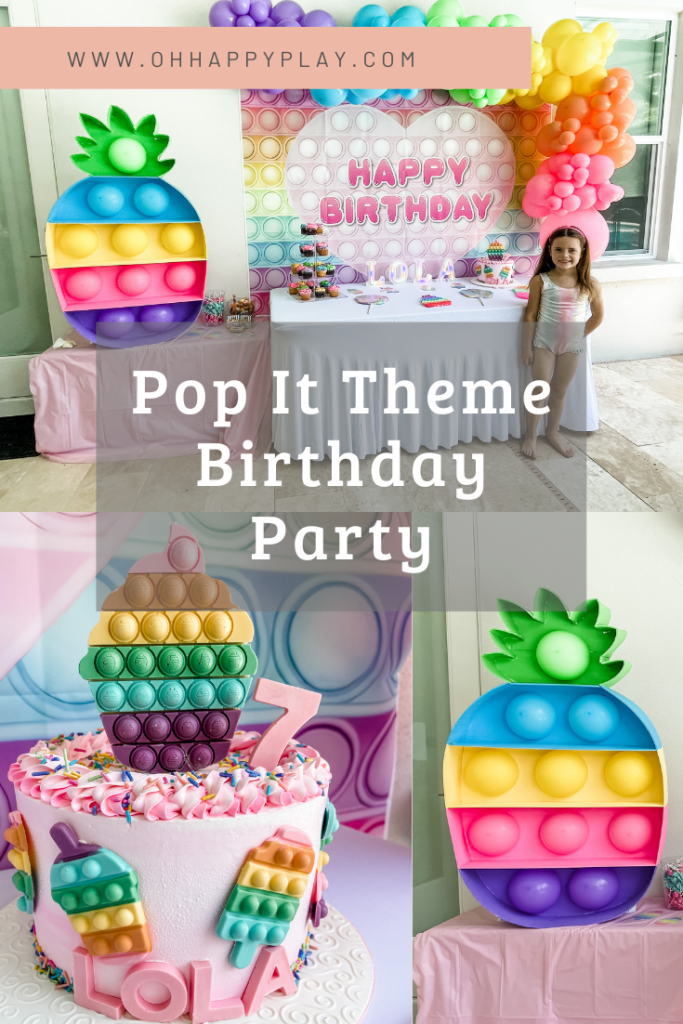 Pop It Themed Birthday Party Ideas and Inspiration